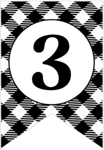 Free Printable Buffalo Plaid Letters - Our Happy Corner