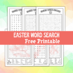 Fun Easter Word Search Puzzles for Kids and Adults - Our Happy Corner