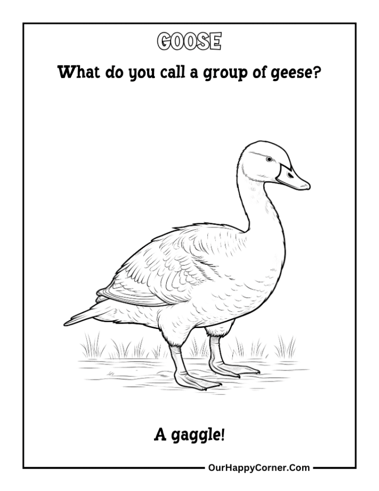 Farm Animal Coloring Pages Free Printable - Our Happy Corner