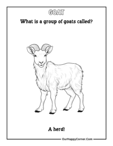 Farm Animal Coloring Pages Free Printable - Our Happy Corner
