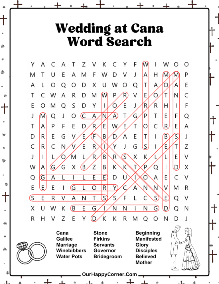 Bible Word Search Puzzles Free Printables - Our Happy Corner