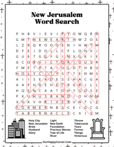 Bible Word Search Puzzles Free Printables - Our Happy Corner