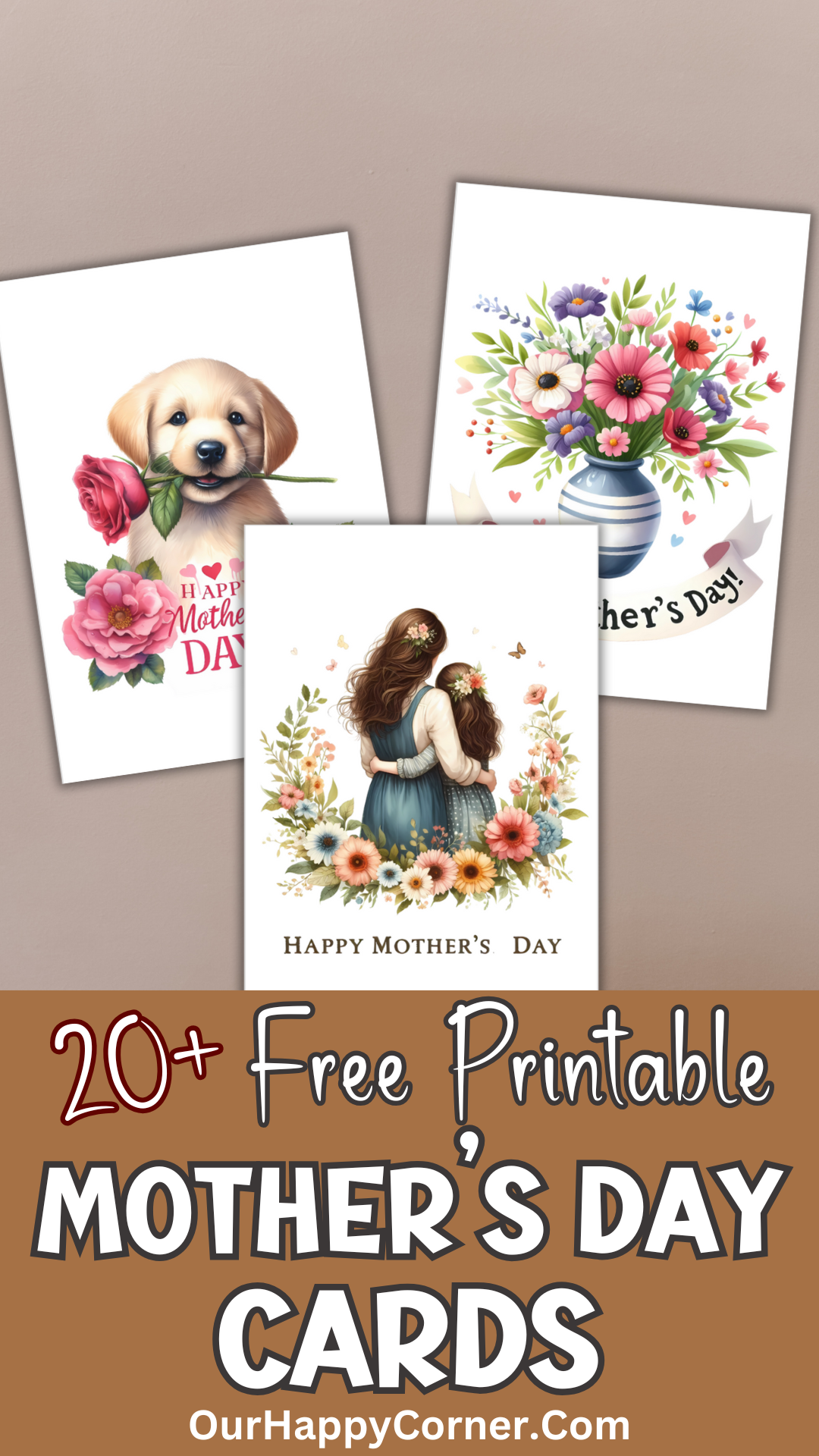Free Printable Mother's Day Cards - Our Happy Corner