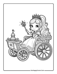 Princess Coloring Pages Free Printables - Our Happy Corner