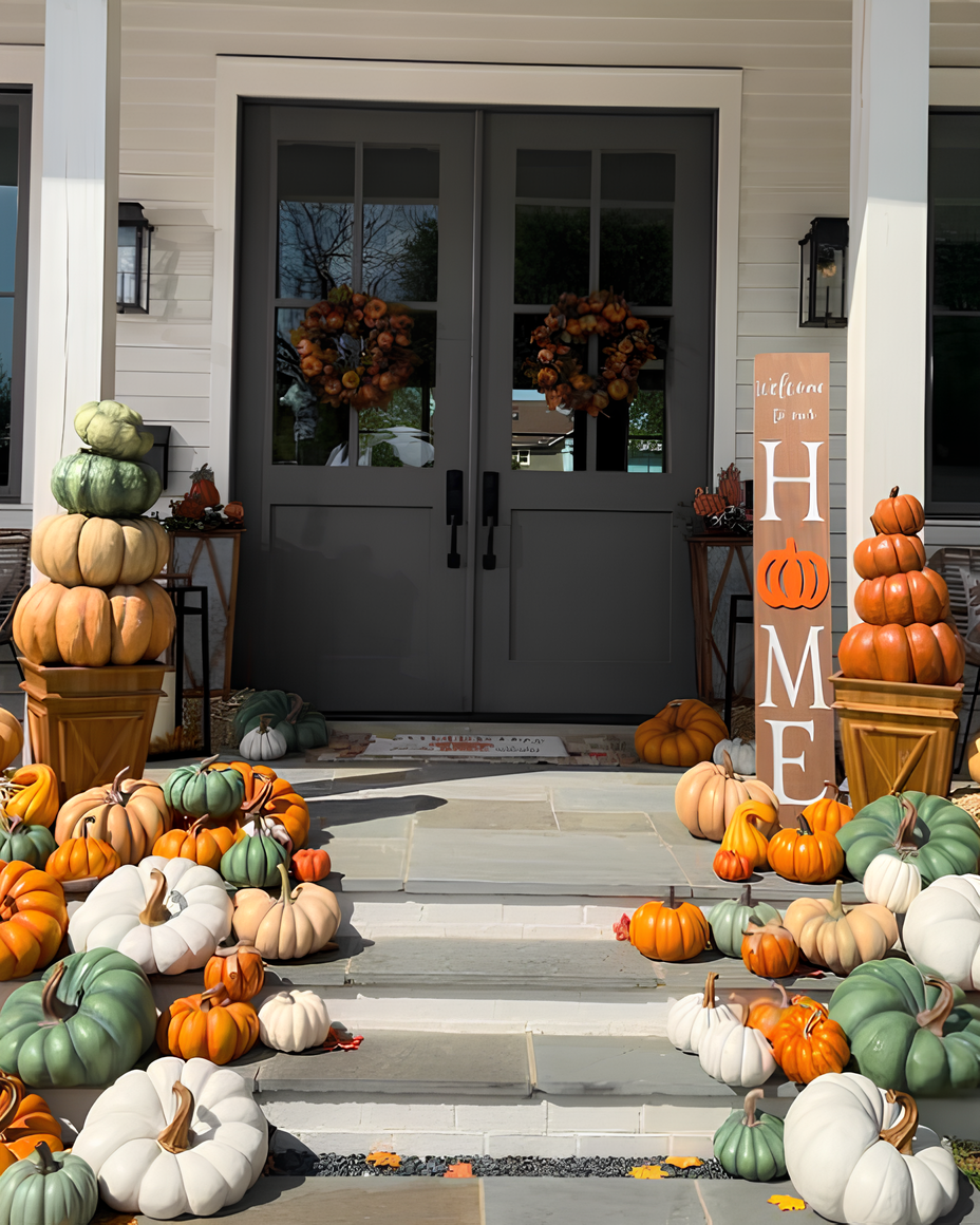 Cozy and Inviting Fall Front Porch Decor Ideas - Our Happy Corner