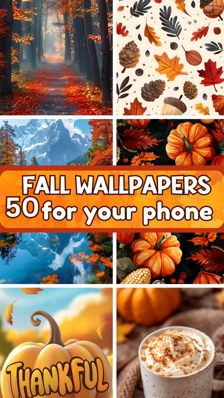 Free Fall Wallpapers To Transform Your Phone This Autumn - Our Happy Corner