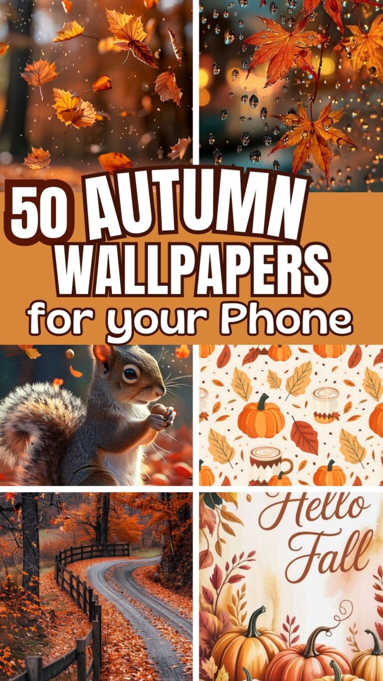 Free Fall Wallpapers To Transform Your Phone This Autumn - Our Happy Corner