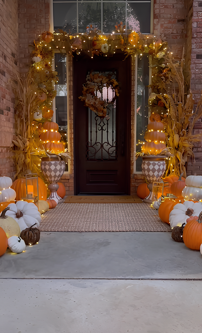 33 Cozy and Inviting Fall Front Porch Decor Ideas - Our Happy Corner