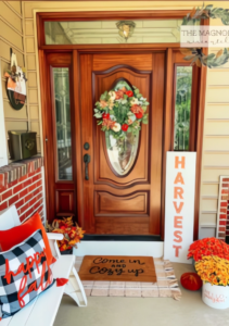 Cozy and Inviting Fall Front Porch Decor Ideas - Our Happy Corner