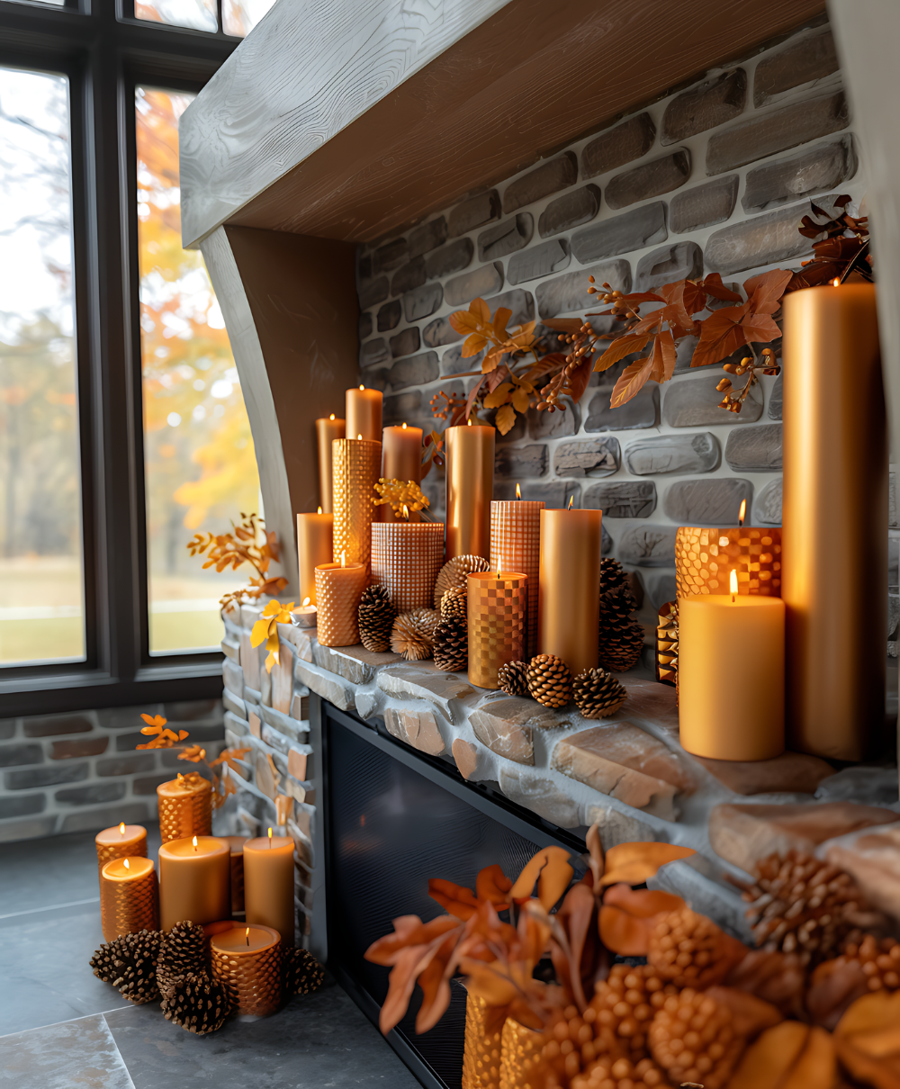 Creative and Cozy Fall Mantel Decorating Ideas - Our Happy Corner