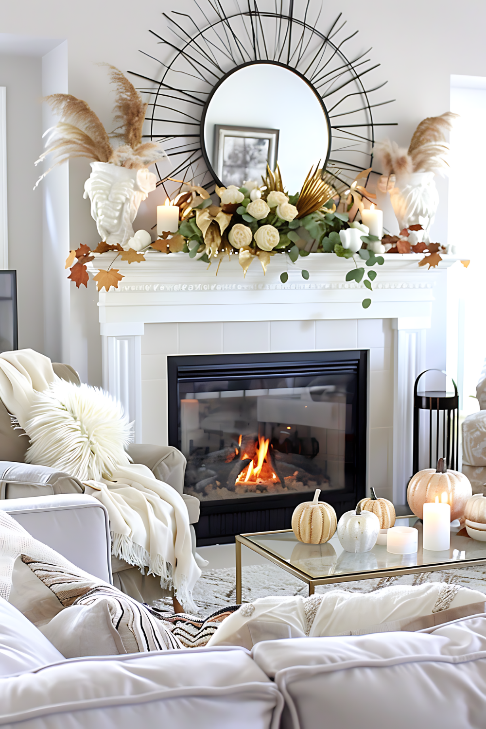 Creative and Cozy Fall Mantel Decorating Ideas - Our Happy Corner