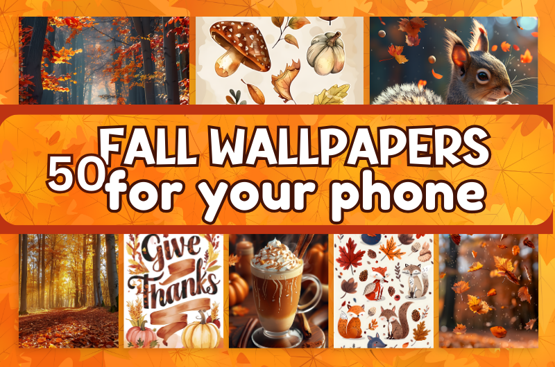 Free Fall Wallpapers To Transform Your Phone This Autumn - Our Happy Corner