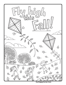 Free Fall Coloring Pages to Celebrate the Season - Our Happy Corner