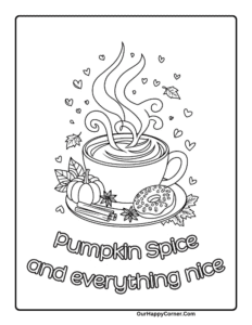 Free Fall Coloring Pages to Celebrate the Season - Our Happy Corner