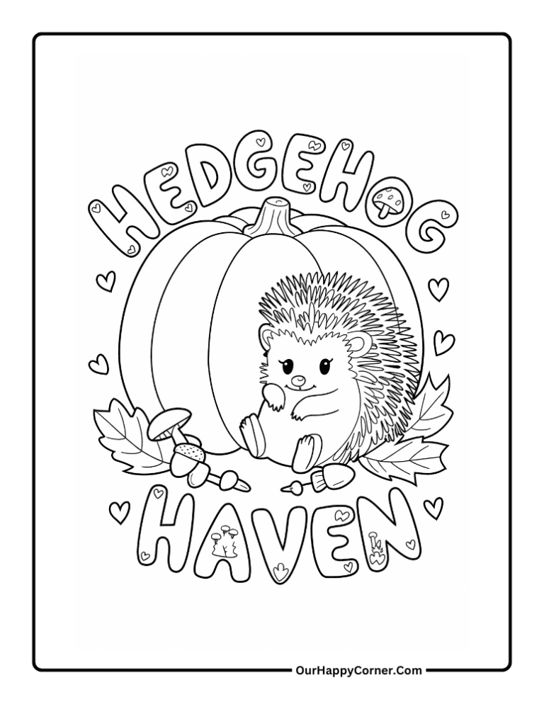 Free Pumpkin Coloring Pages for a Fun-Filled Fall - Our Happy Corner