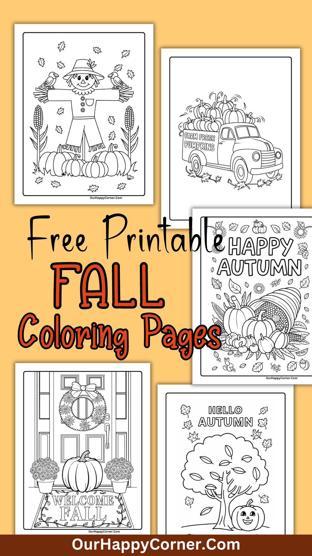 Free Fall Scavenger Hunt Printable - Our Happy Corner