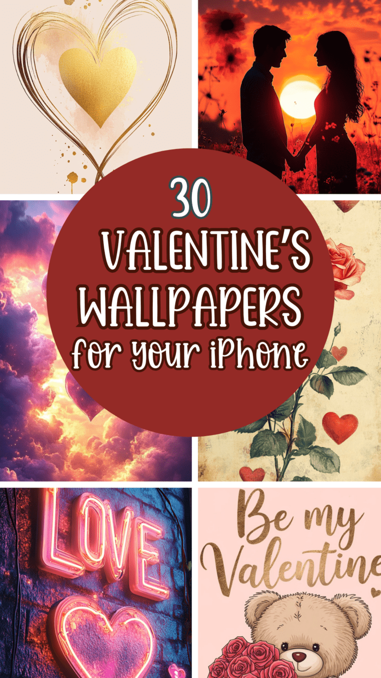 Free Valentine's Day Wallpapers for Your Phone - Our Happy Corner