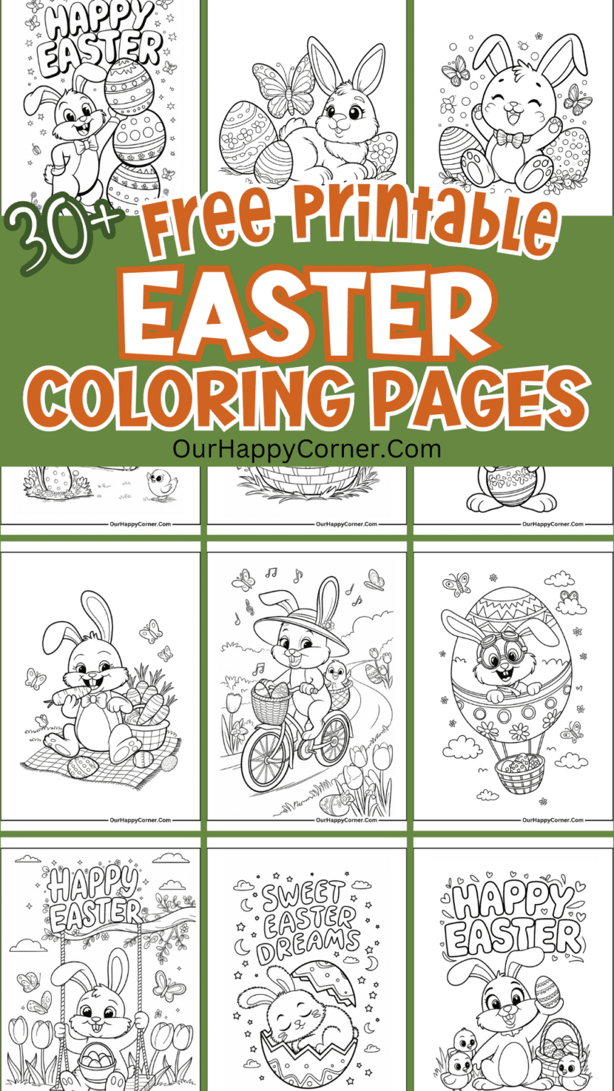 Free Printable Spring Coloring Pages For Kids - Our Happy Corner
