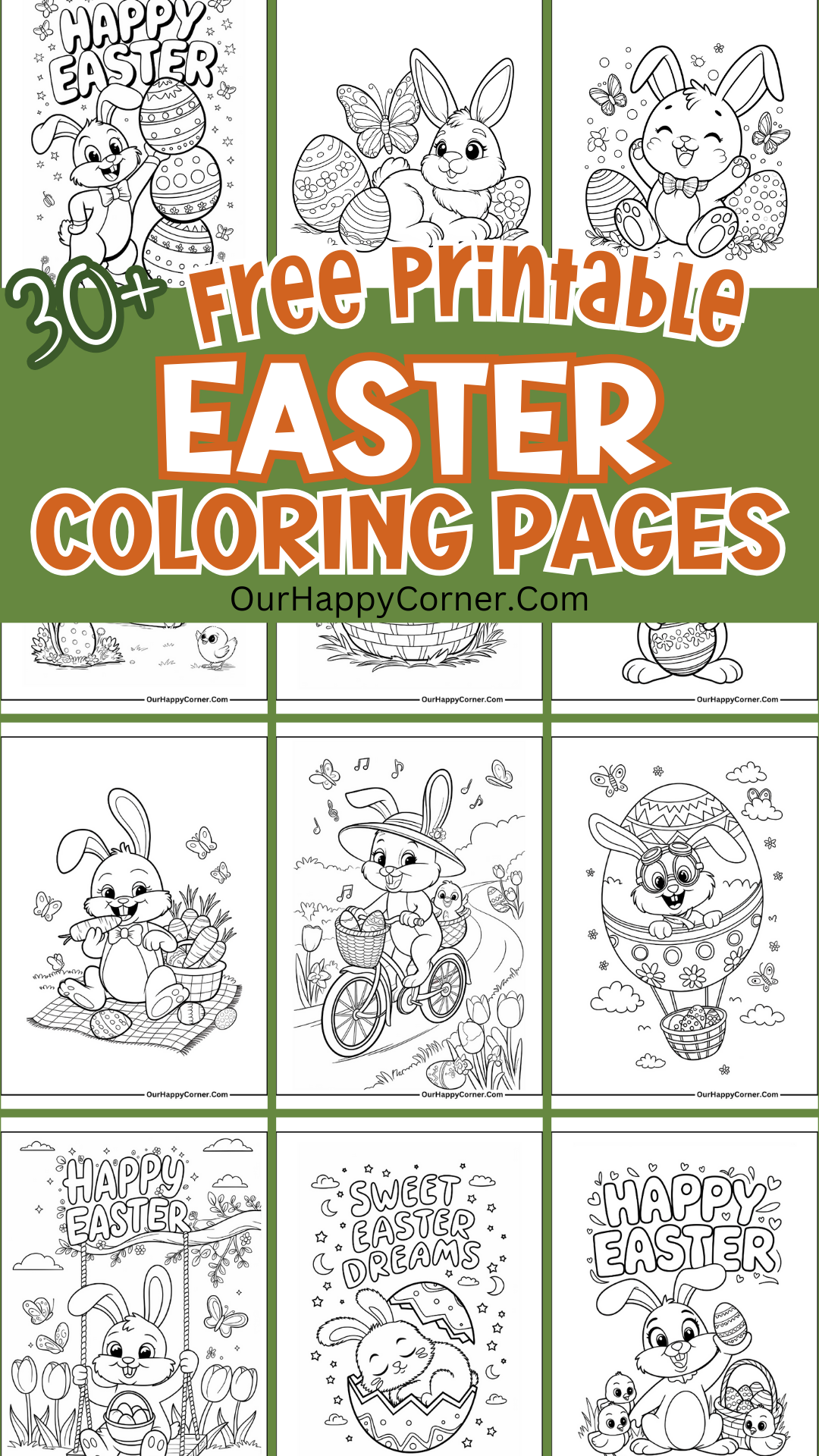 Free Printable Spring Coloring Pages For Kids - Our Happy Corner