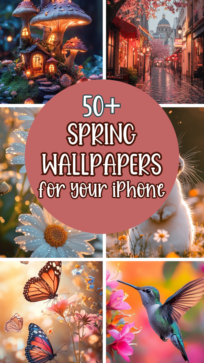 Spring Wallpapers for Your Phone to Celebrate the Season - Our Happy Corner