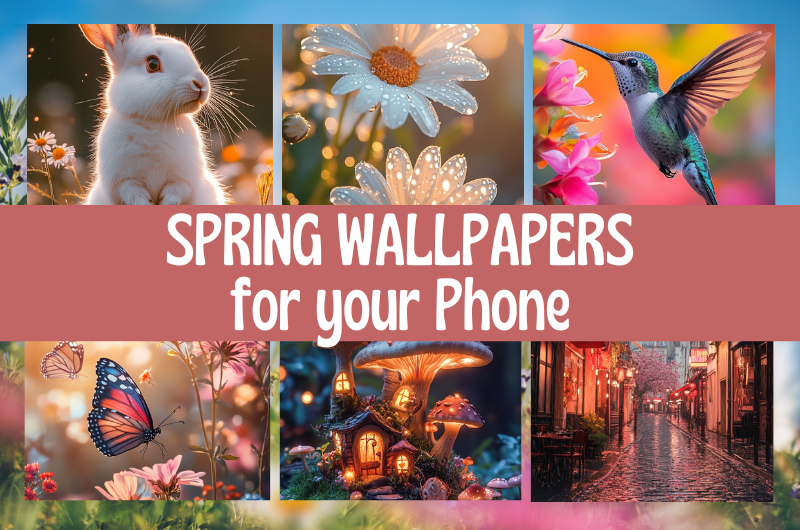 Spring Wallpapers for Your Phone to Celebrate the Season - Our Happy Corner