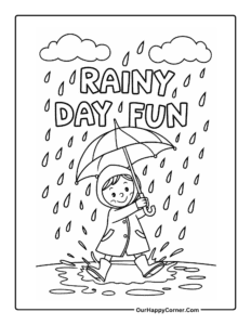 Free Printable Spring Coloring Pages For Kids - Our Happy Corner