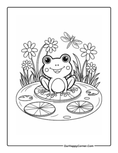 Free Printable Spring Coloring Pages For Kids - Our Happy Corner