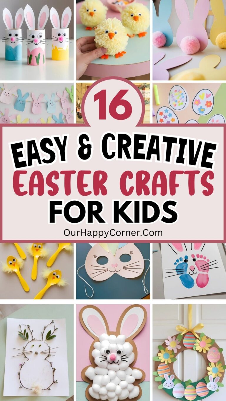 Easy Easter Crafts for Kids - Our Happy Corner