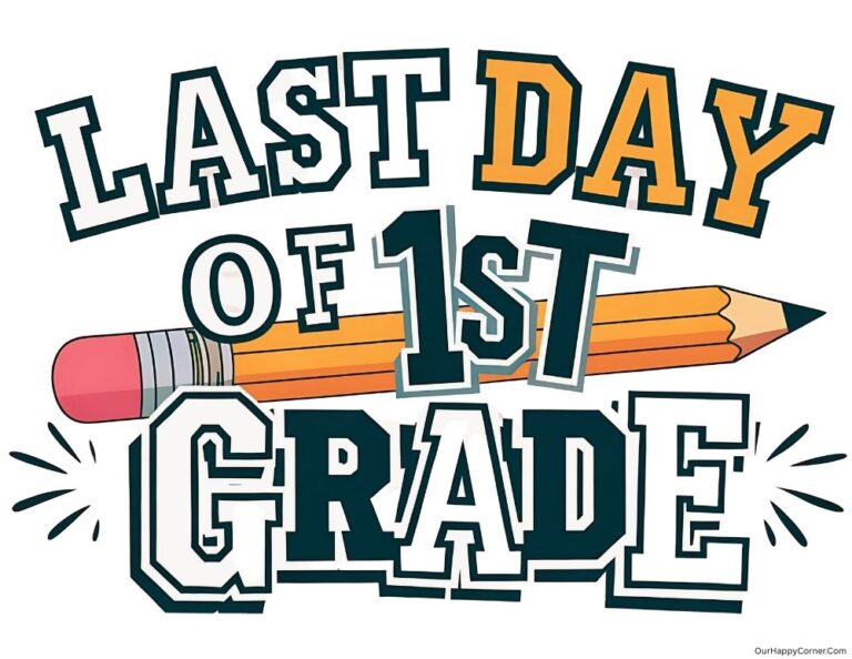 Last Day of School Sign Free Printable - Our Happy Corner