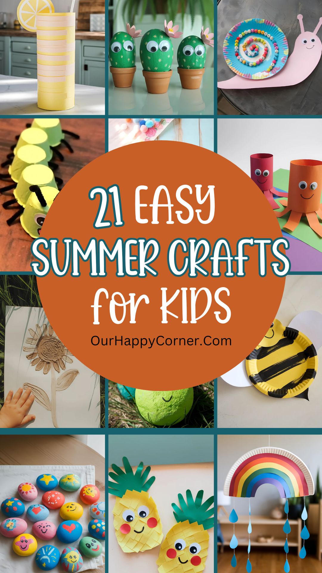Simple Ways to Create Fun and Easy Summer Crafts for Kids - Our Happy ...